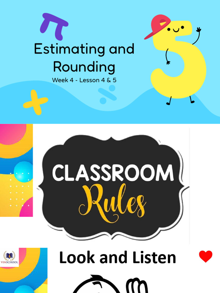 L4&5 Estimating and Rounding Numbers | PDF | Learning | Behavior ...