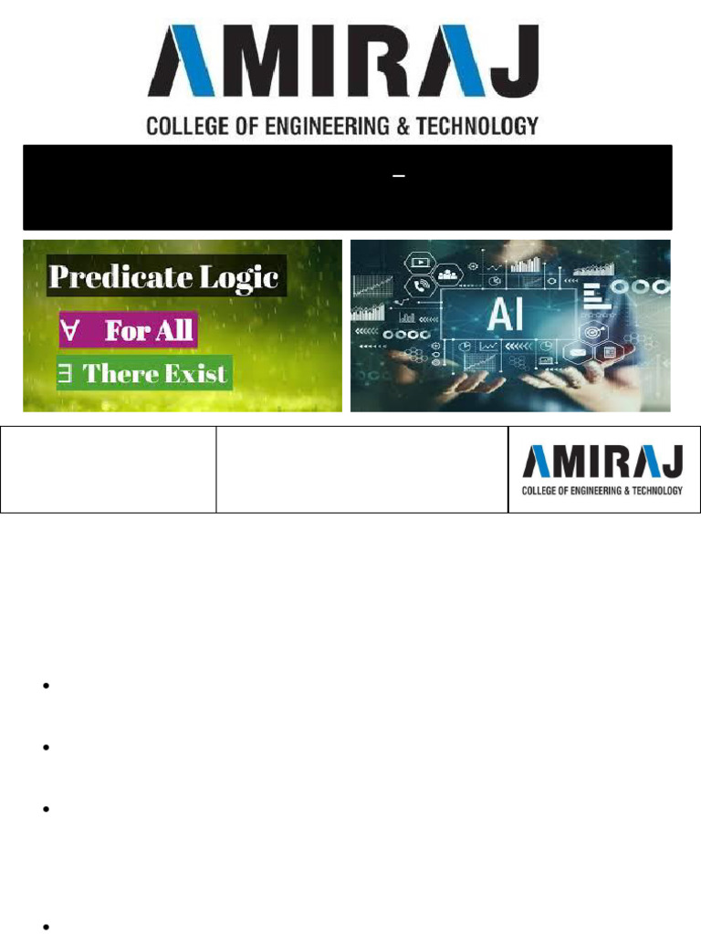 Chapter 4 Using Predicate Logic | PDF | First Order Logic | Logic