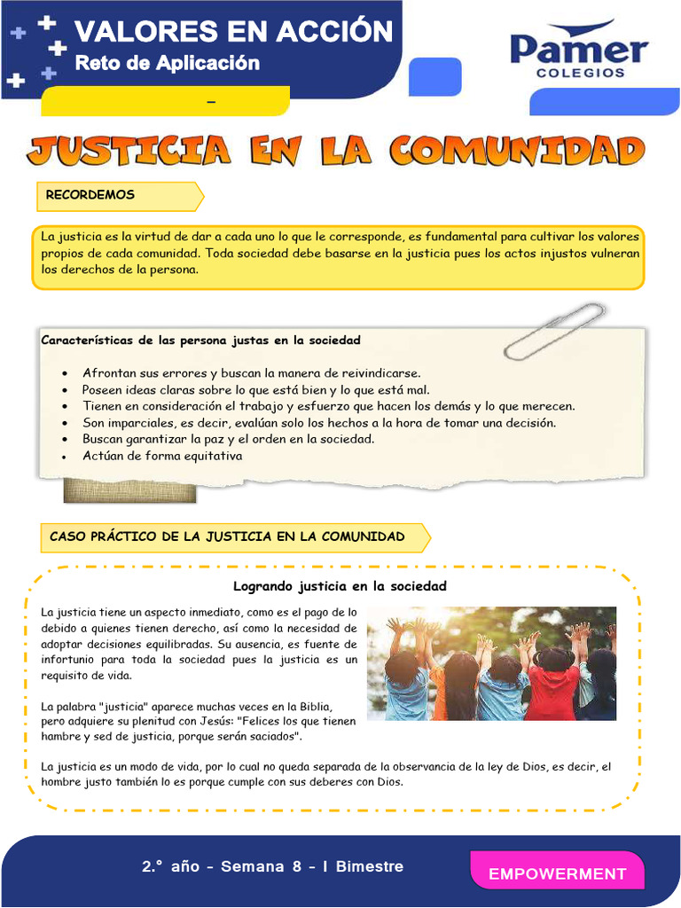 Separata - S2 - Sem8 - Educav - I Bim - 2024 | PDF | Justicia | Crimen y violencia