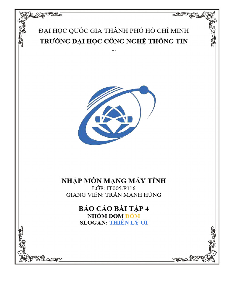 IT005.P116 - Bai Tap 4 - Nhom 4 | PDF