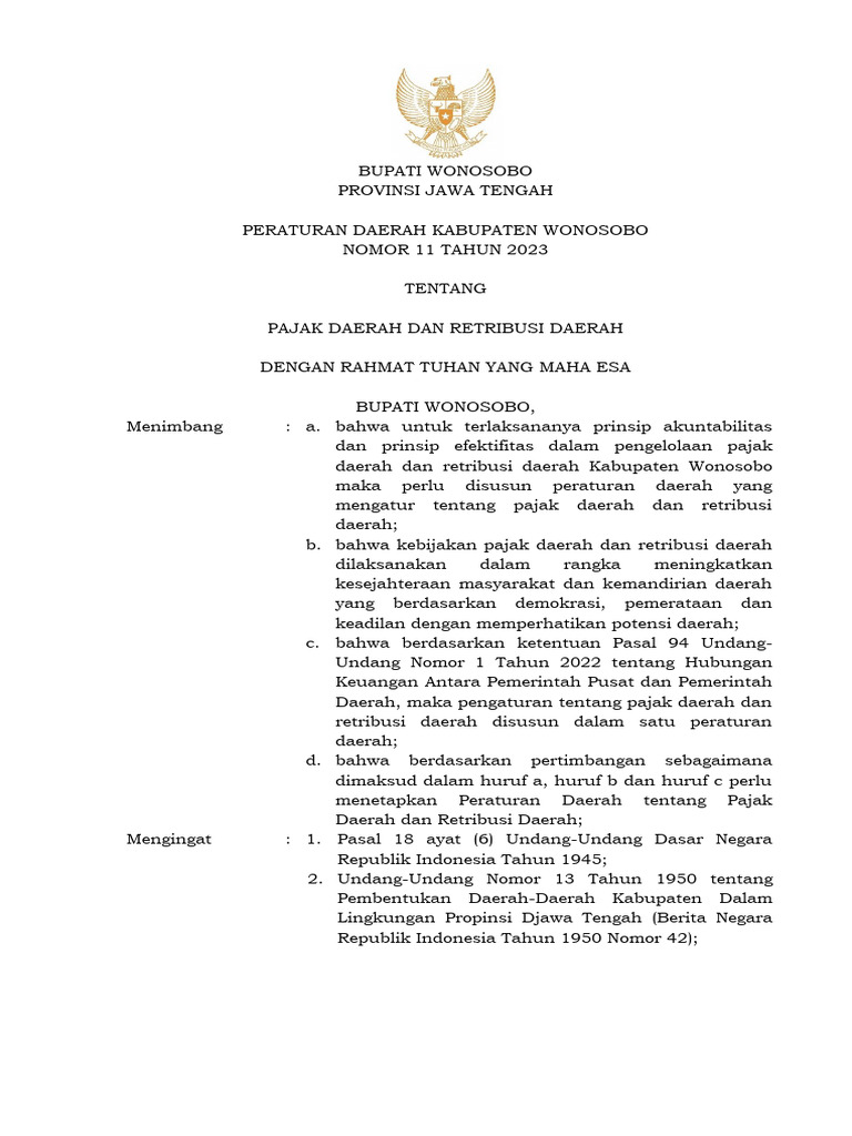 Perda PDRD 2023 | PDF