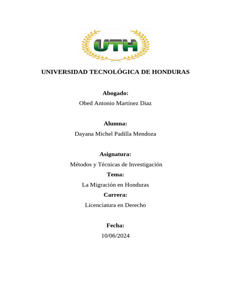 Investigación, de Métodos y Técnicas de Investigación, Dayana Padilla. | PDF | Migración humana ...