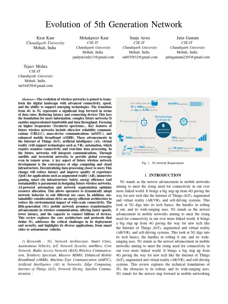Review paper | PDF | Internet Of Things | Computer Network
