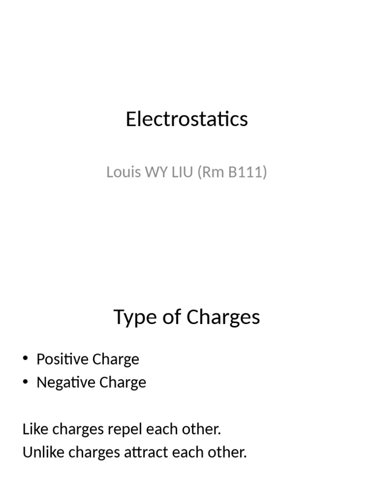 Chapter 2 Electrostatics Revised 1 | PDF | Electric Field | Electric Charge