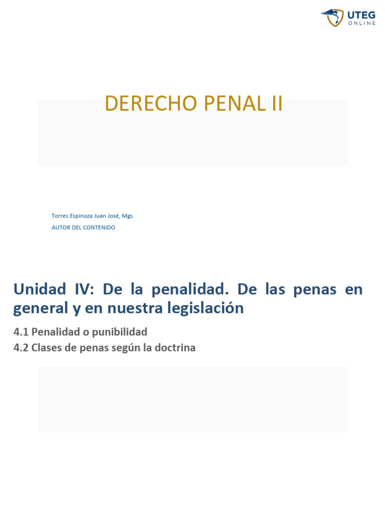 Penalidad y Clases de Penas | PDF | Castigos | Derecho penal