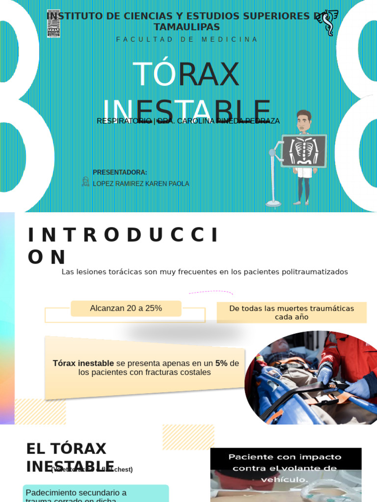 Torax Inestable | PDF | Tórax | Especialidades Medicas