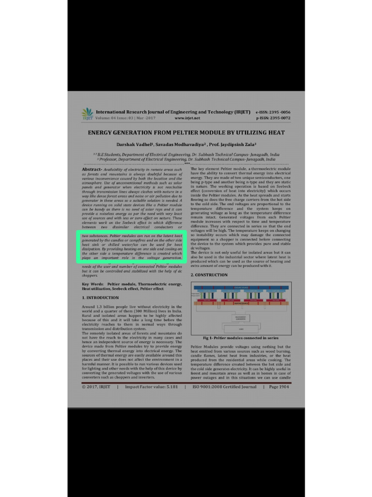 Peltier | PDF