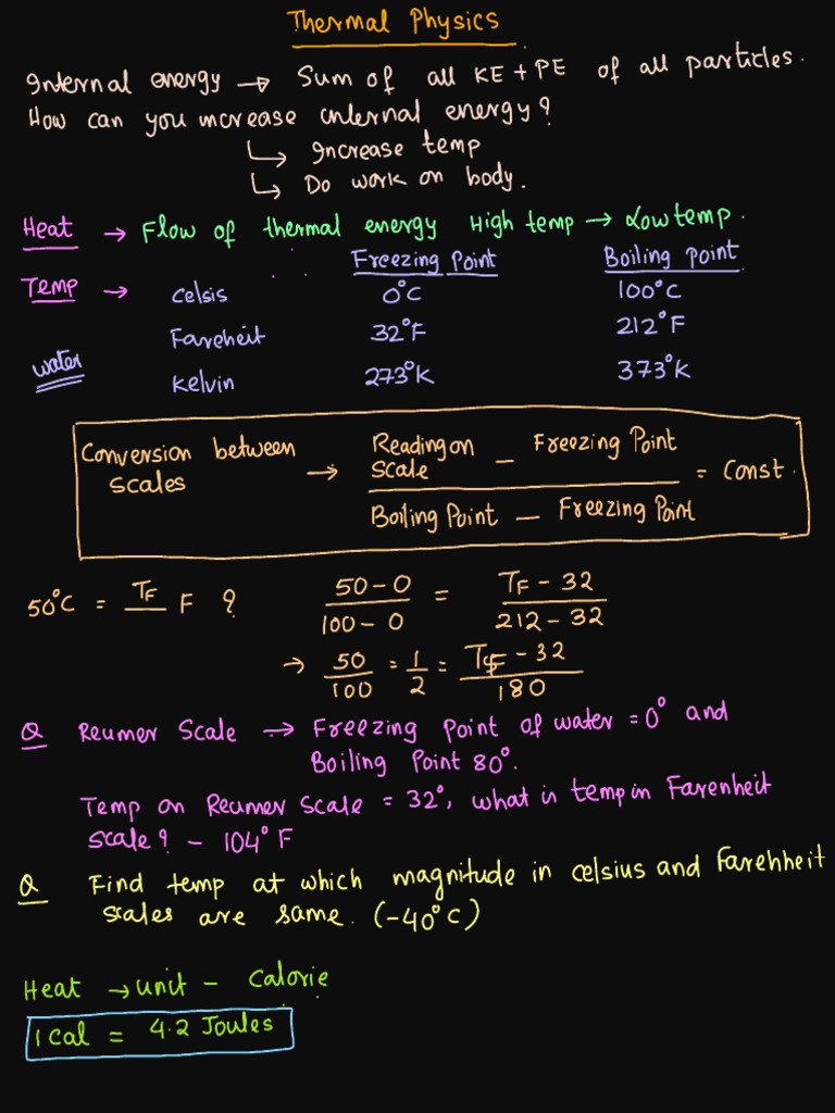 Thermal Physics | PDF
