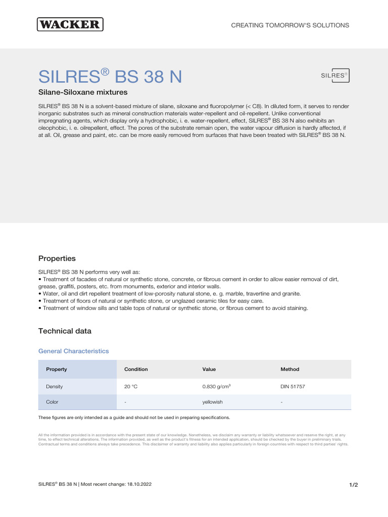 SILRES BS 38 N en 2022.10.18 v2 | PDF