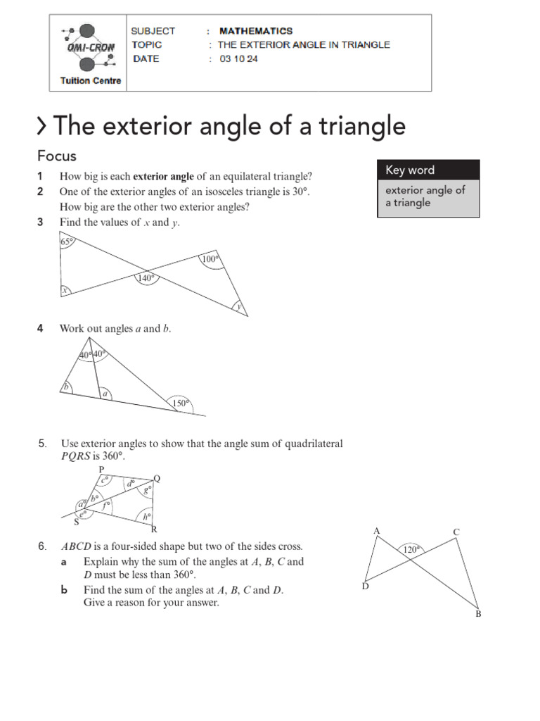 Triangle | PDF