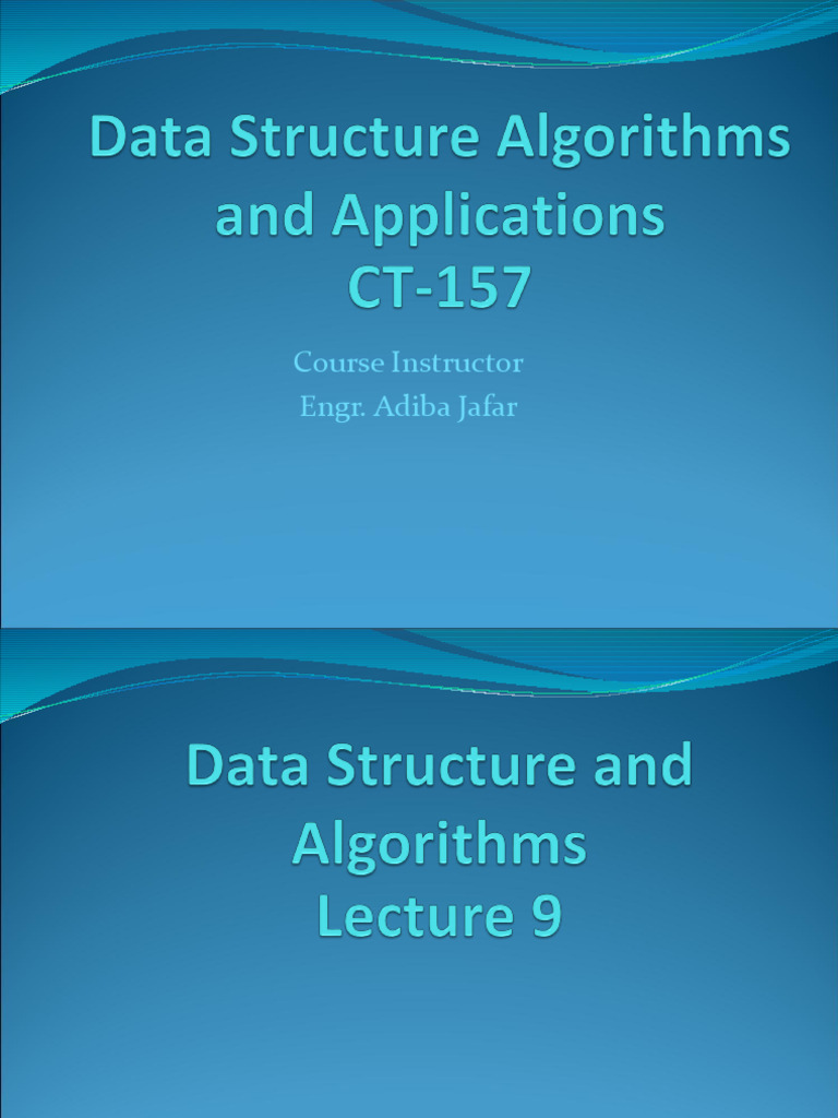 Data - Structure - and - Algorithms - Lecture - 8 Trees | PDF