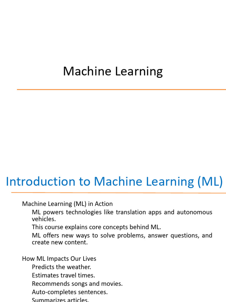 ML | PDF | Receiver Operating Characteristic | Machine Learning