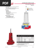 Kimray - High Pressure Control Valves Cut Sheets | PDF | Valve | Heat Treating