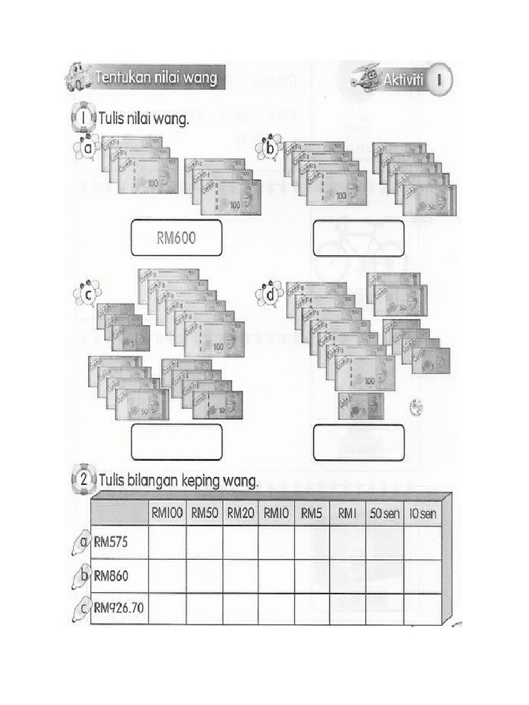 Latihan 1 Math Wang | PDF