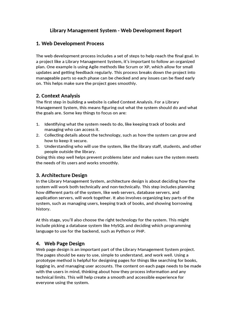 Library Management System Development Guide | PDF | Web Development | Computer Science