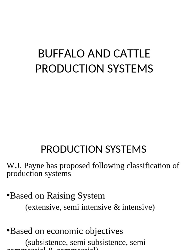 Semi-Intensive Cattle Production Systems | PDF | Pastoralism | Livestock