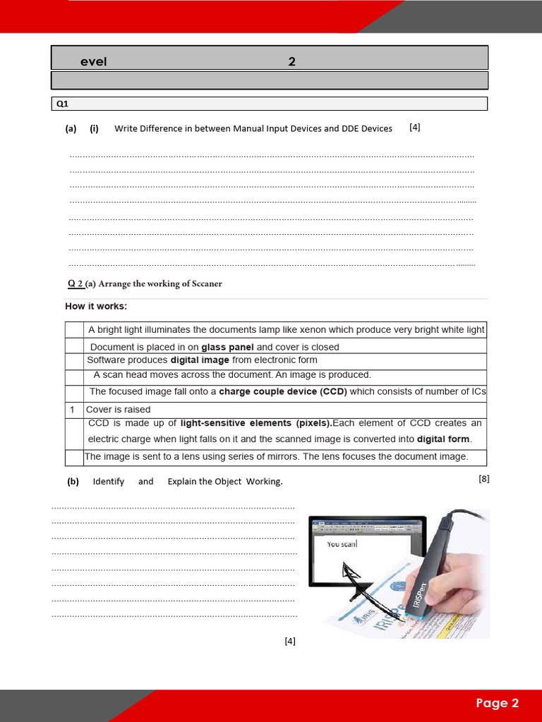O Lander Chap 3 Input Output Test | PDF | Image Scanner | Barcode