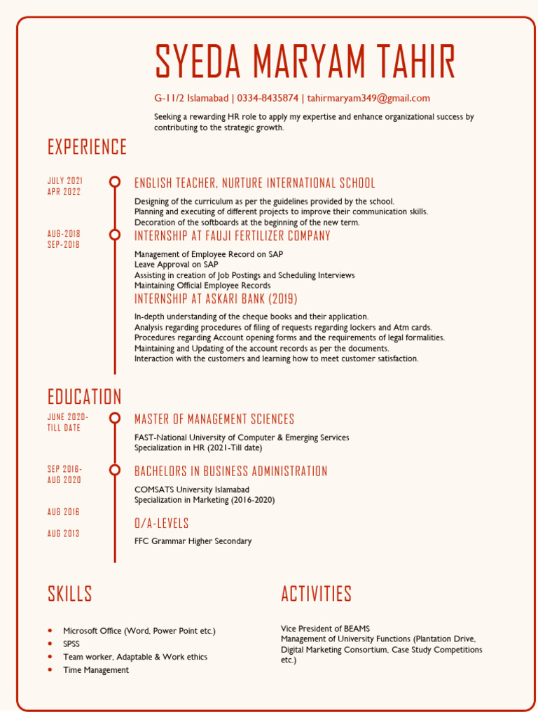 Syeda Maryam tahir | PDF | Business