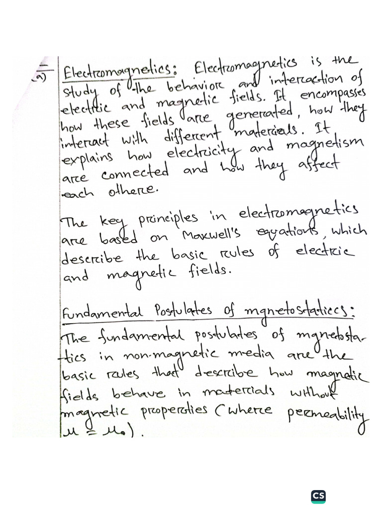 Electromagnetic Engineering 2205 | PDF