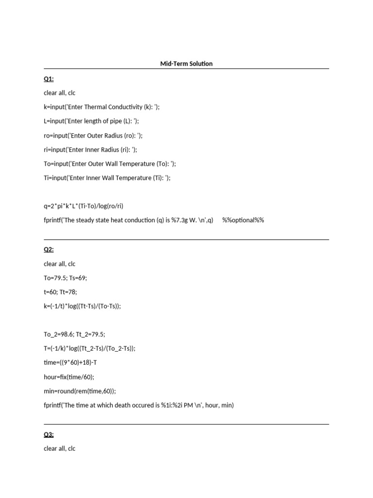 Mid-Term Exam 2021 Solution | PDF | Teaching Methods & Materials | Science & Mathematics