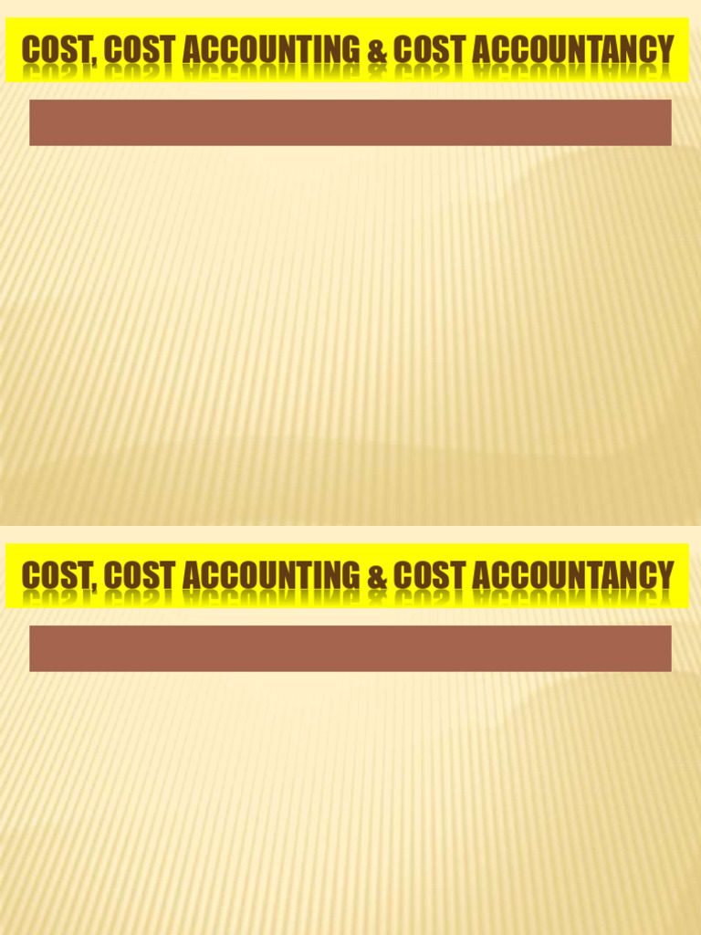 Cost Accounting: Principles and Practices | PDF | Cost Accounting ...