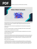 Value Chain Definition Model Analysis and Example | PDF | Value Chain ...