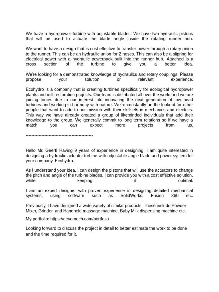 CAD Designing Turbine Adjustable Angle | PDF