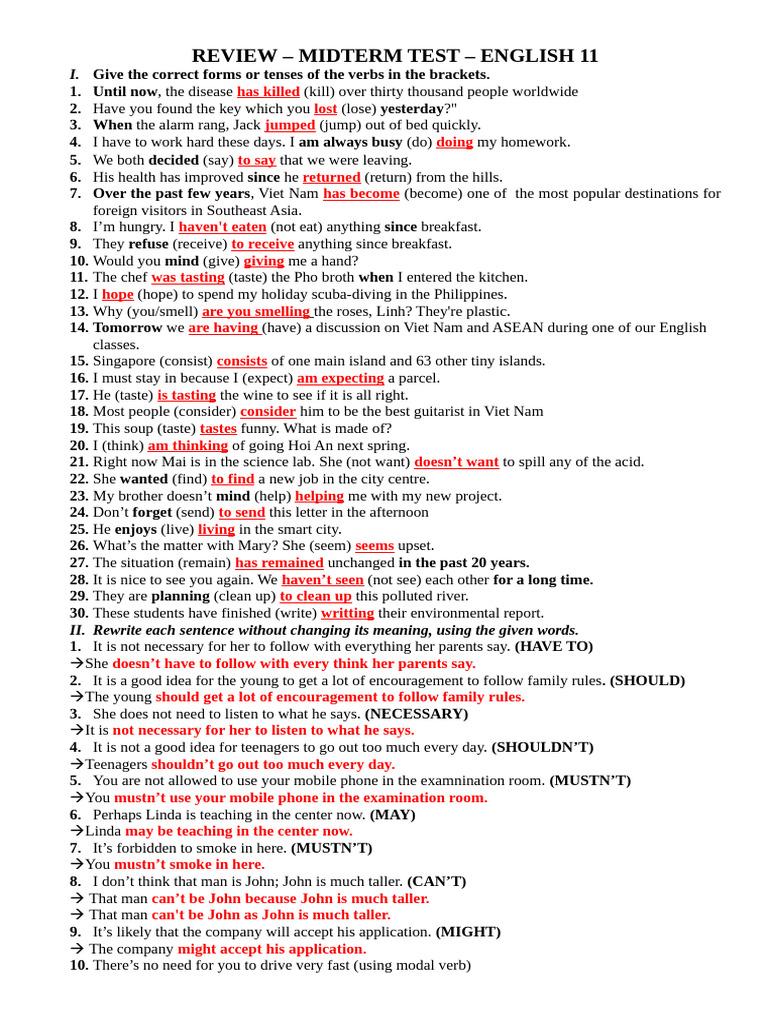 English 11 Midterm Test Review | PDF | Travel | Language Arts & Discipline