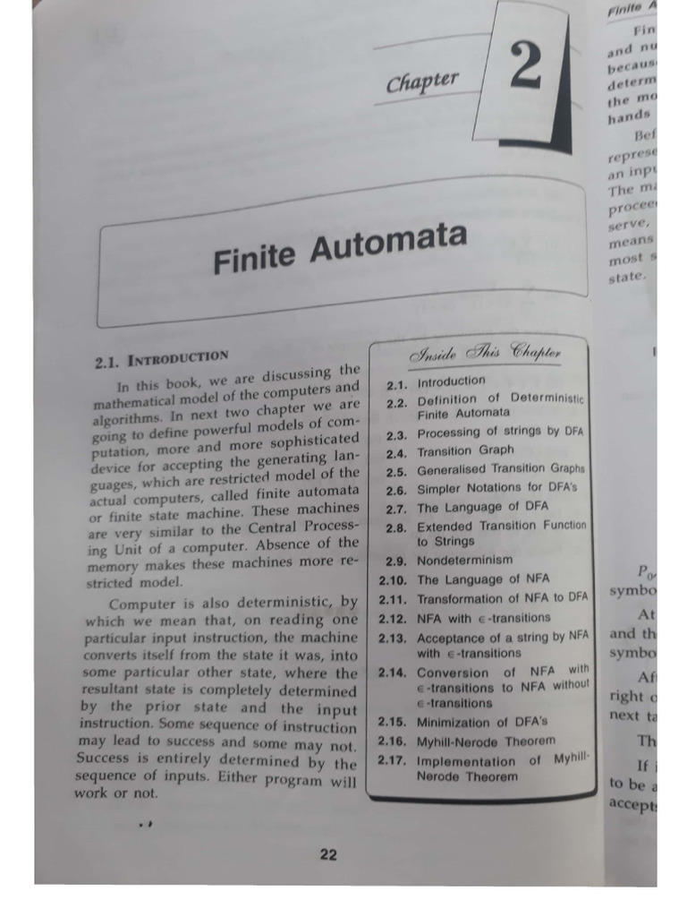 Automata Theory ch-2 | PDF | Home & Garden