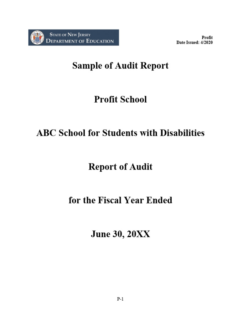 Profit Cover Pages - v3 - Et | PDF | Audit | Internal Control