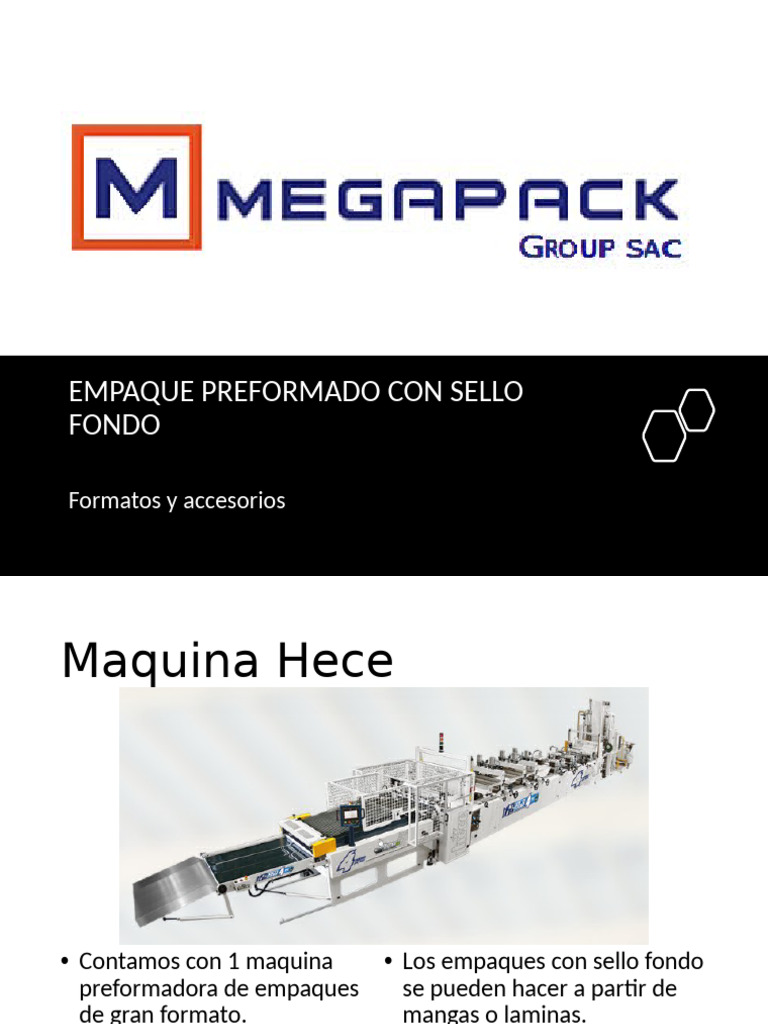Sellado - Empaque Preformado Sello Fondo | PDF