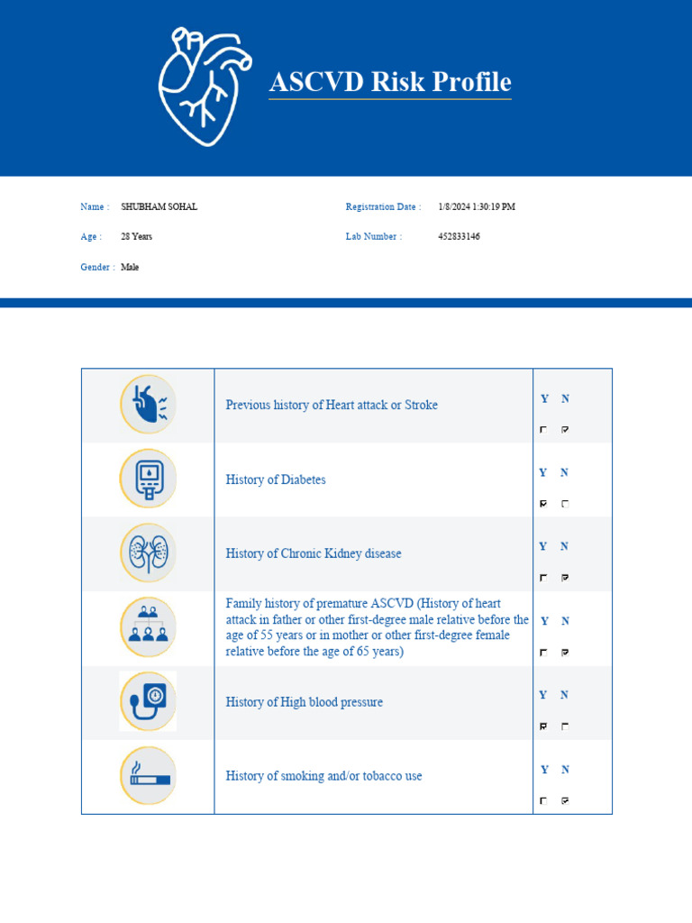 ASCVD RISK MY | PDF | Cholesterol | Atherosclerosis