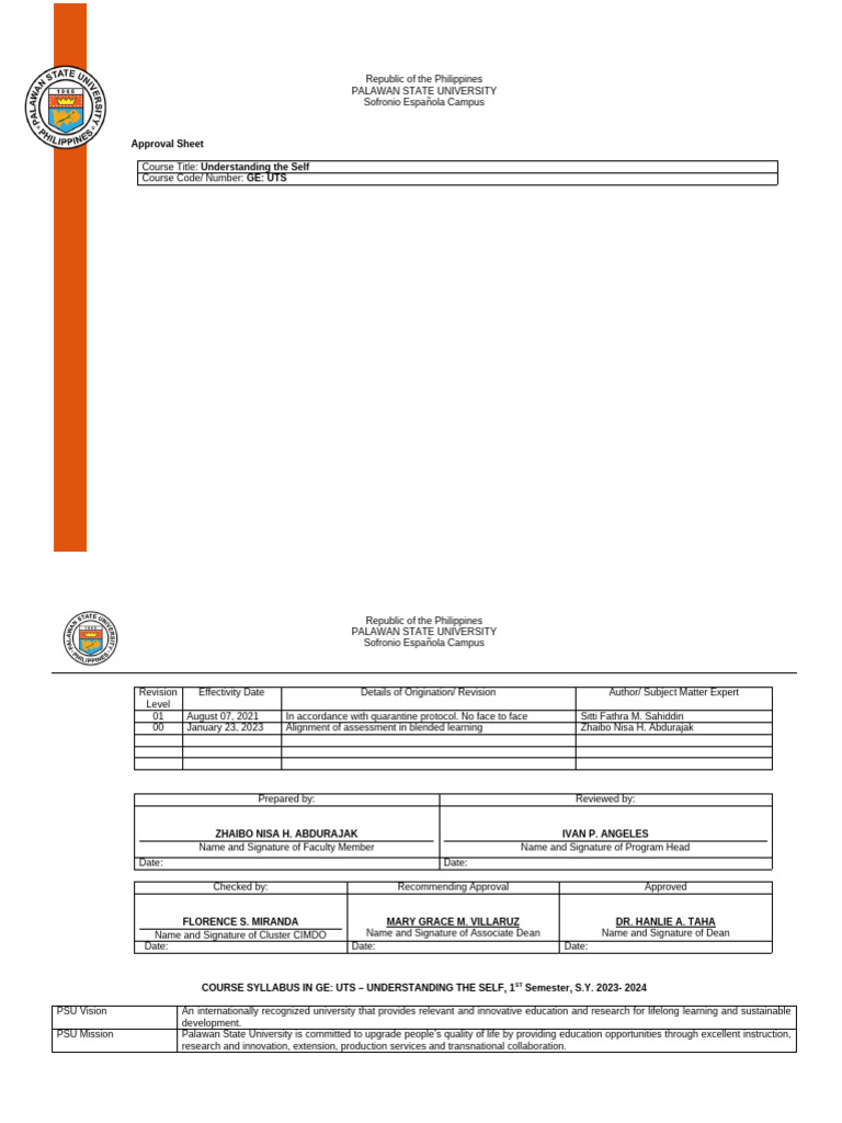 Ge-Uts - Understanding The Self | PDF | Identity (Social Science) | Thought
