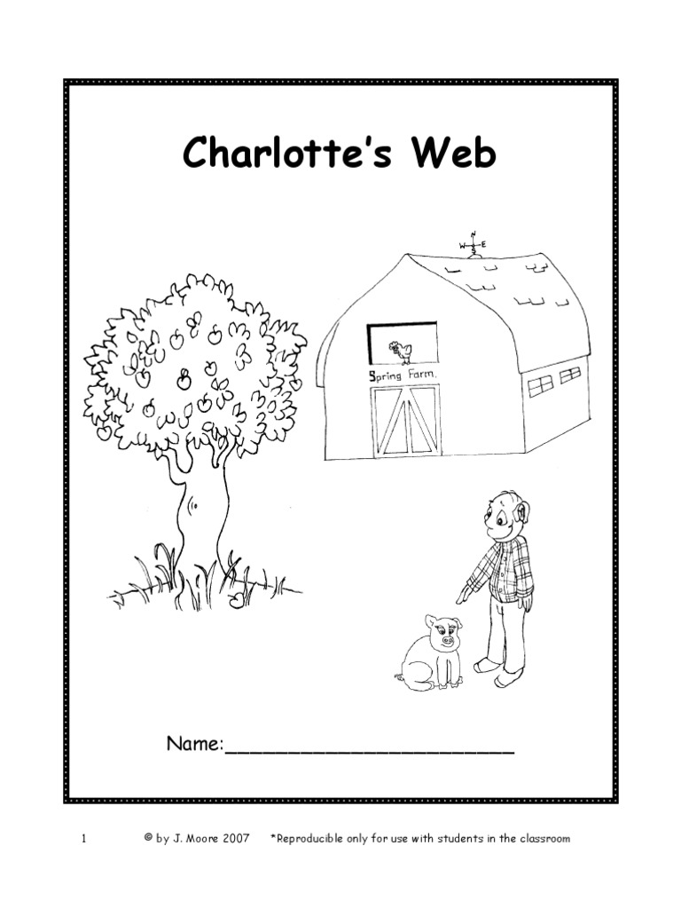 Charlottes Web Novel Study | PDF | General Fiction