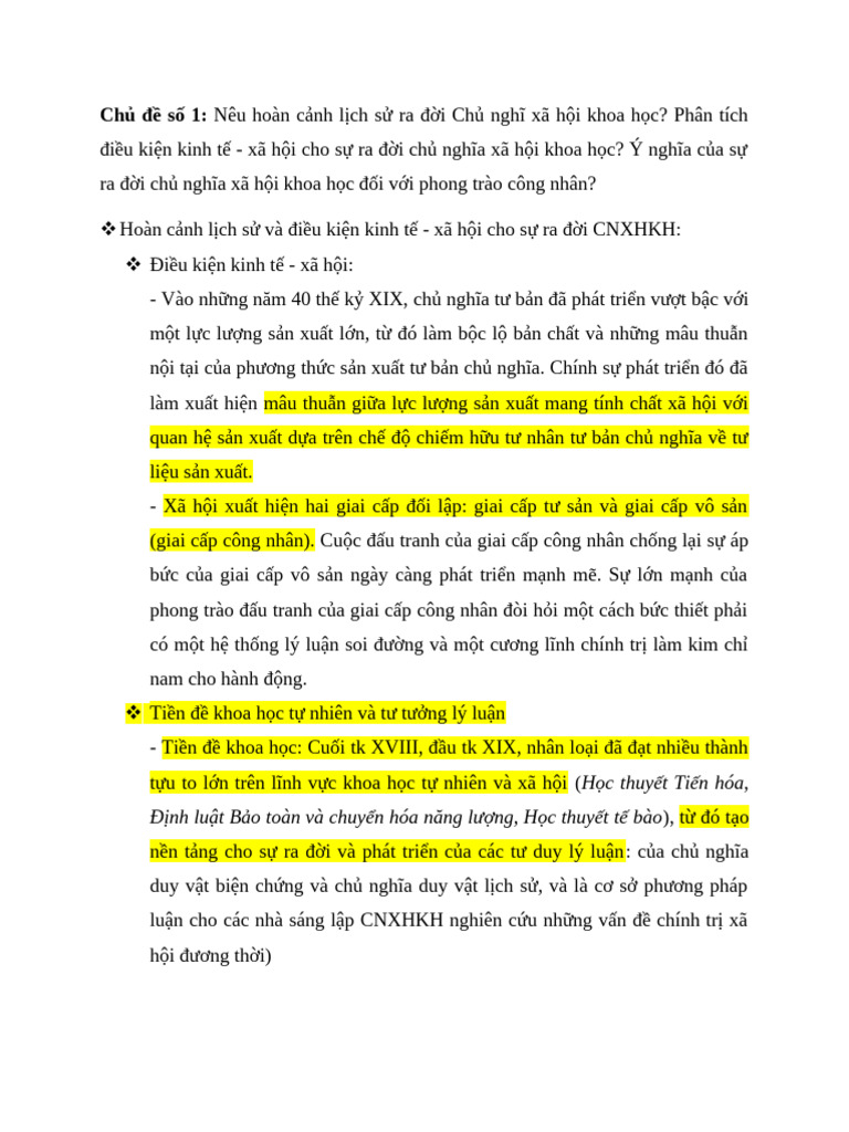 CNXH khoa học 2 | PDF