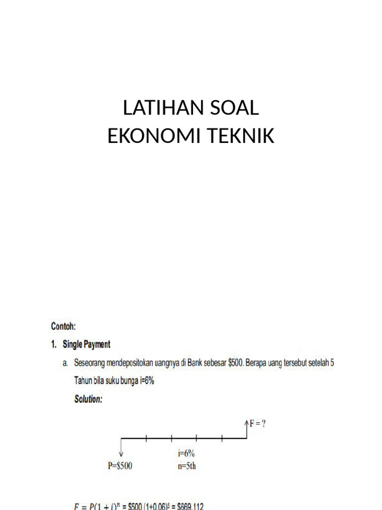 LATIHAN SOAL Ekotek | PDF
