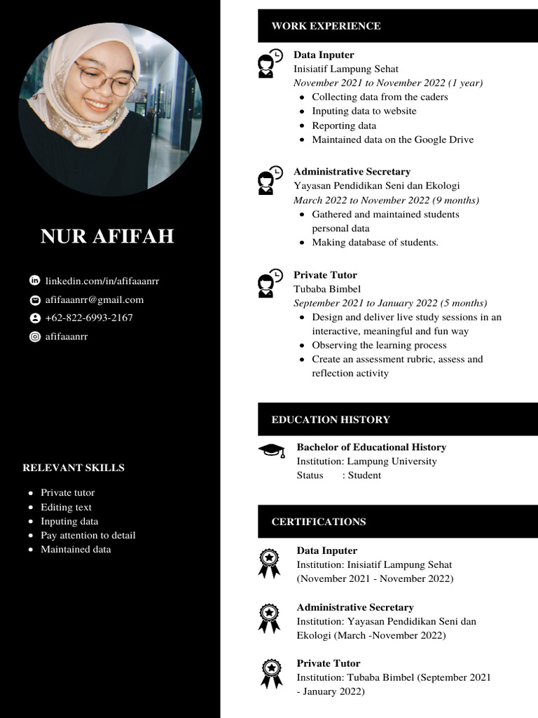 Resume Nur Afifah | PDF