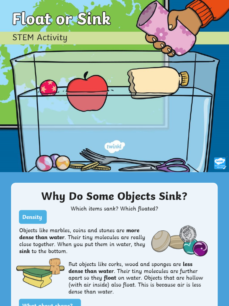 Float or Sink | PDF | Buoyancy | Water