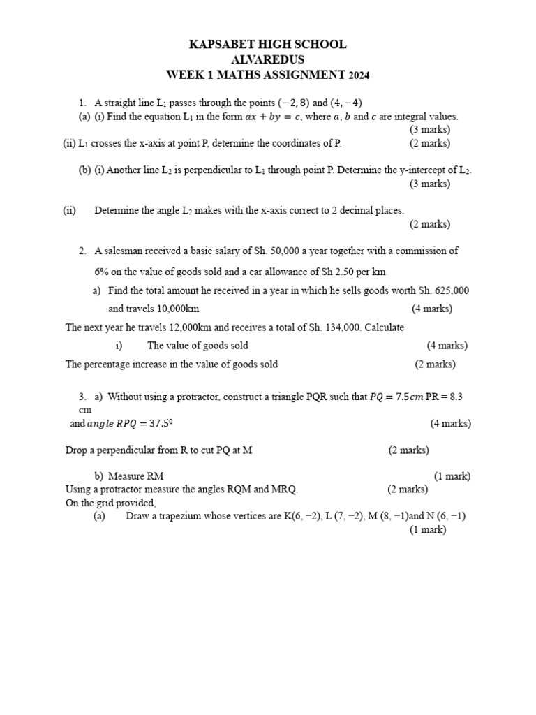 Alvaredus Week 1 Maths | PDF | Sphere | Circle