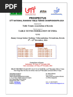 TTFI 2025 Tentative Tournament Schedule | PDF