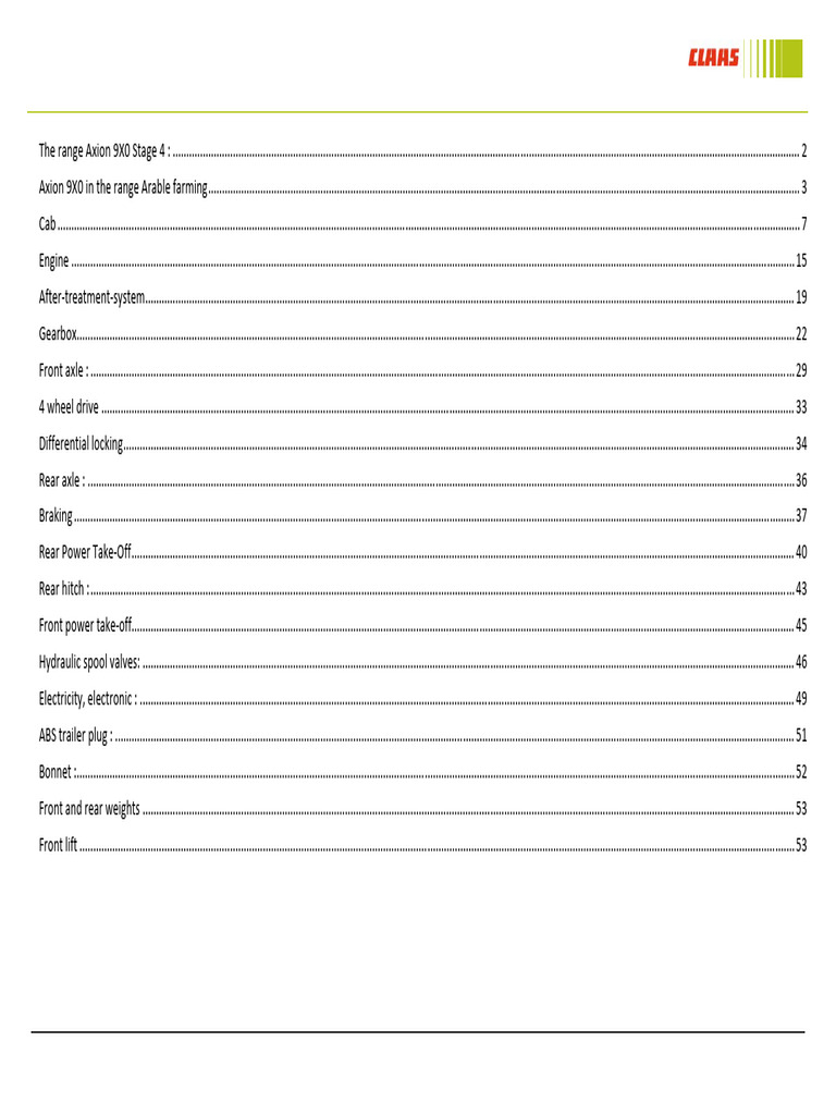 A44 Technical-Introduction As-1 MR-EN | PDF | Tractor | Automotive Industry