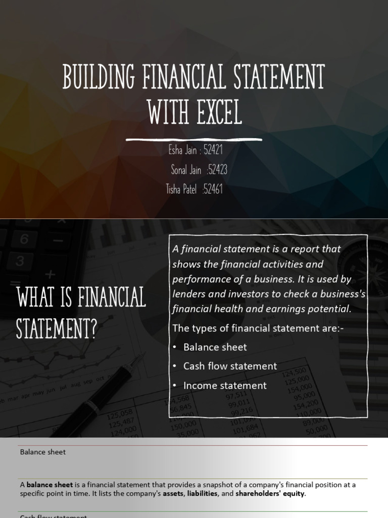 Iff Presentation 1 | PDF | Income Statement | Balance Sheet