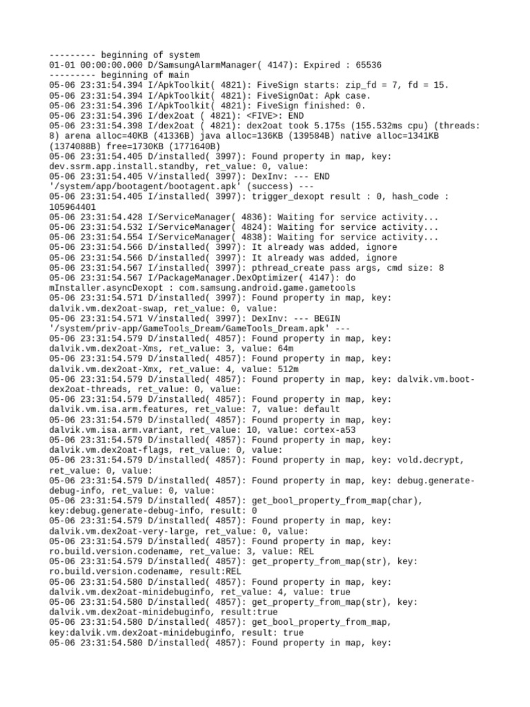 Logcat Csc Compare Log Pdf System Software Computer Architecture 1522