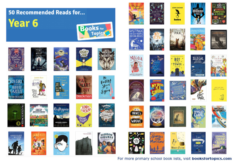 50 Books For Y6 | PDF