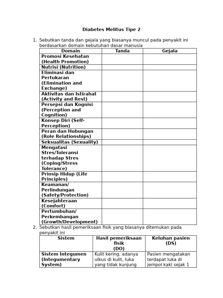 DM Tipe Ii | PDF | Pengembangan Diri | Kesehatan Holistik