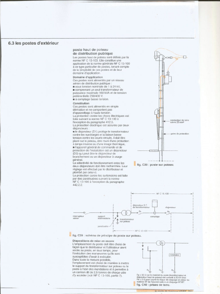Poste Haut de Poteau | PDF
