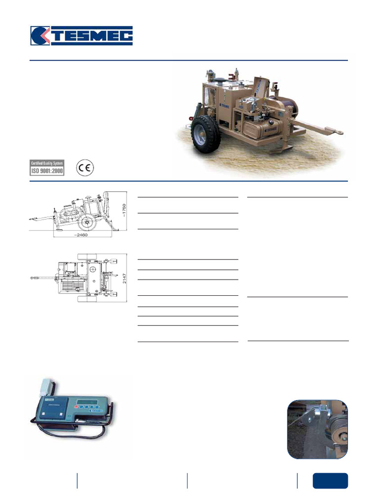 Cabrestante Tesmec | PDF | Vehículo de motor | Vehículos