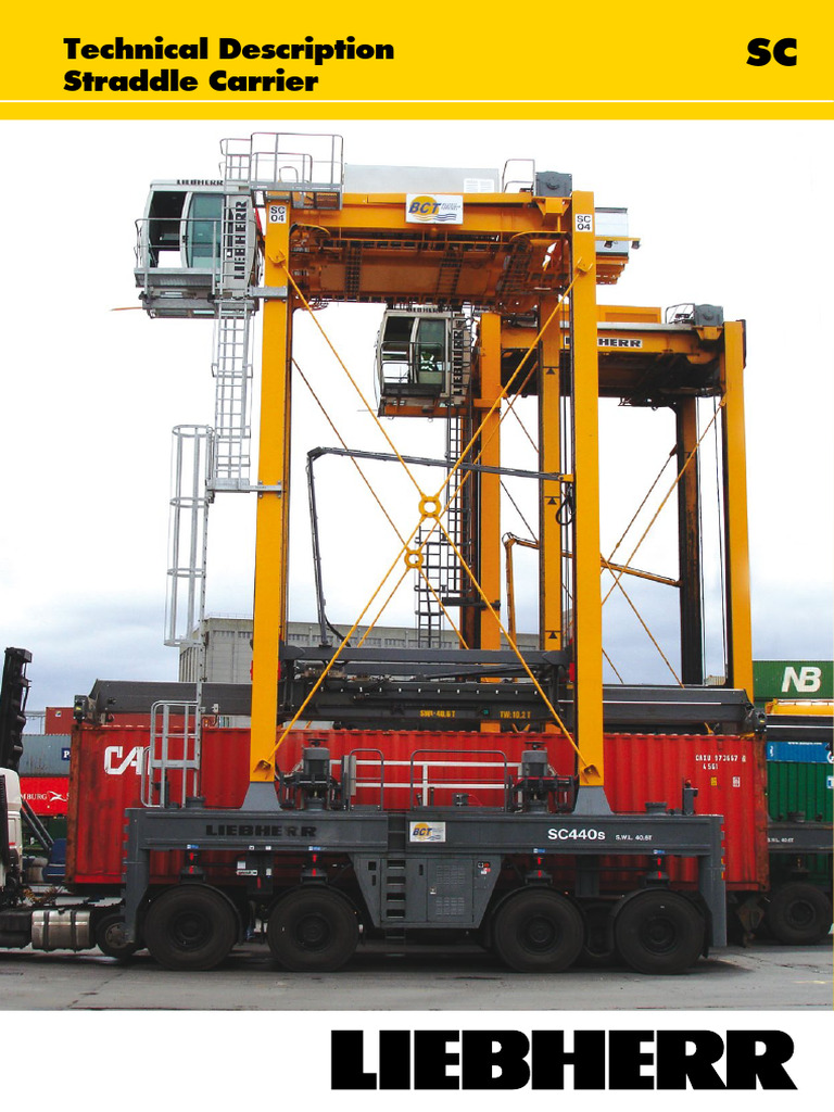 Straddle Carrier Technical Specifications | PDF | Truck | Elevator