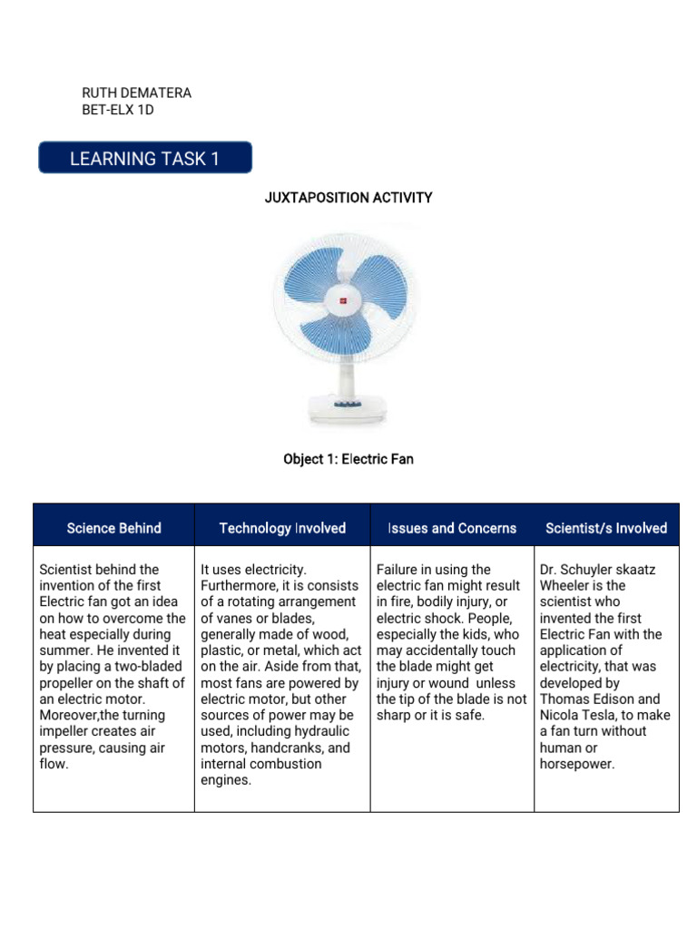 STS-LEARNING-TASK-1 | PDF | Mug | Pottery