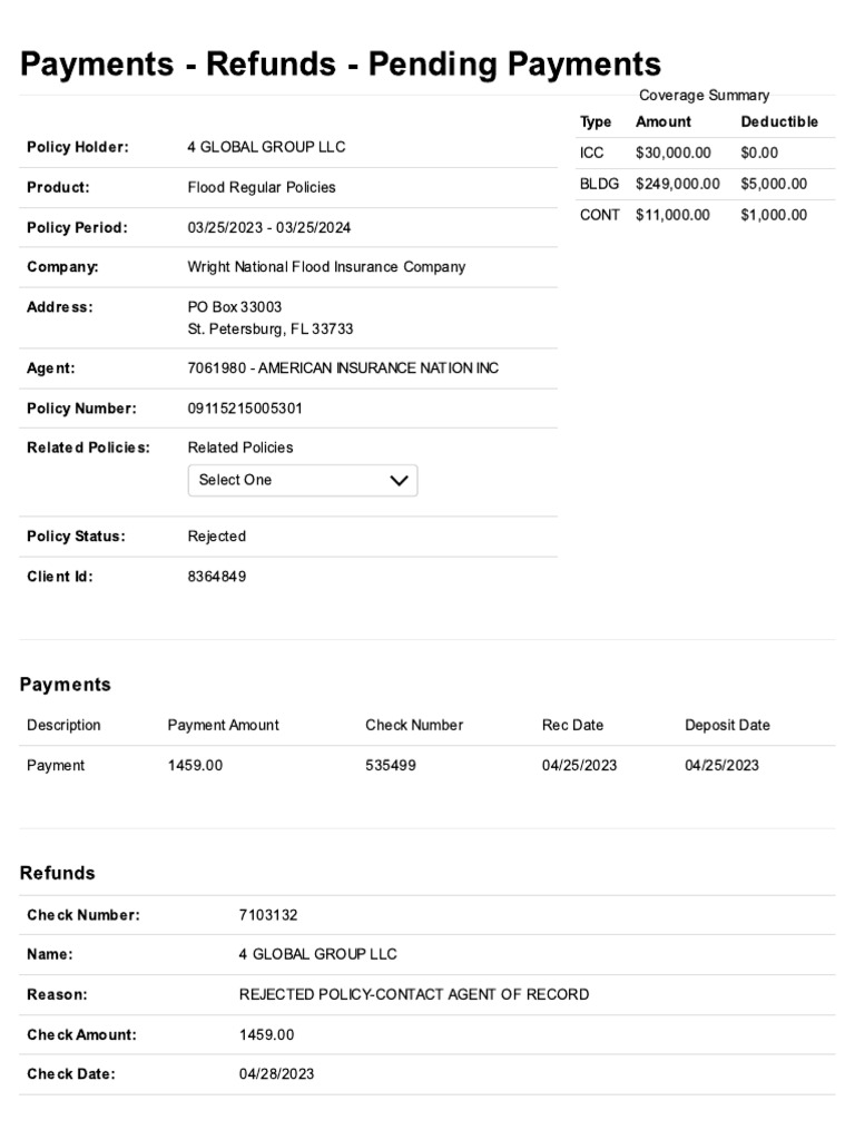 Payment Record | PDF